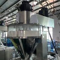 China Color Touch Screen ROSH Talcum Powder Filling Machine for sale
