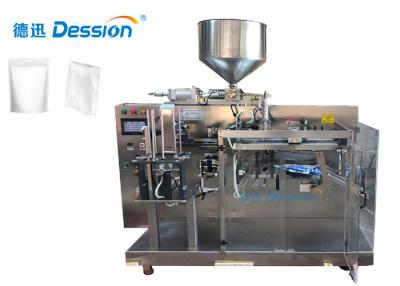 China Doy Quad Stand Up Ziplock Gusset Bag Fill Seal Packing Machine for sale