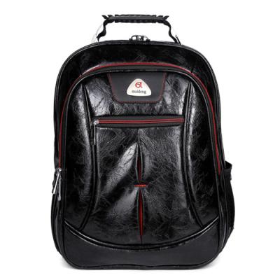 China Durable Simple Pu Leather Backpack , Fashionable Style Casual Leather Backpack for sale