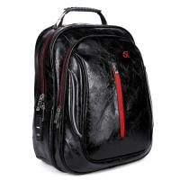 China Anti Theft Waterproof  Retro Leather Backpack Washable And Large Capacity for sale