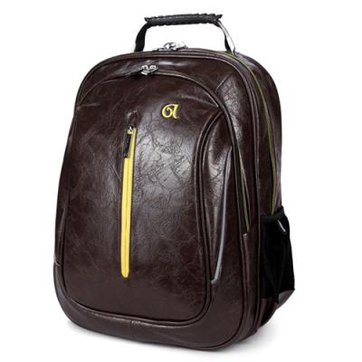 China Anti Theft Waterproof  Retro Leather Backpack Washable And Large Capacity for sale