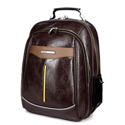 China Zipper Closure Retro Leather Backpack For Outdoor Multi - Functional Wear for sale
