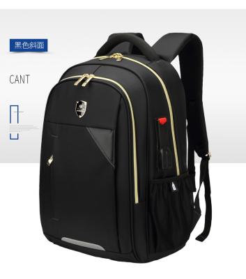 China Travel Unisex  Multi Zipper Backpack , Custom Logo Book Bag With Zip for sale