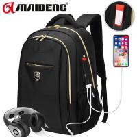China Nylon Custom Casual Metal Zipper Backpack Men Travel Multi Functional for sale