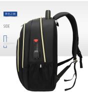 China Convenient Waterproof Backpacks With A Lot Of Zippers Soft Handle Durable Nylon Fabric for sale
