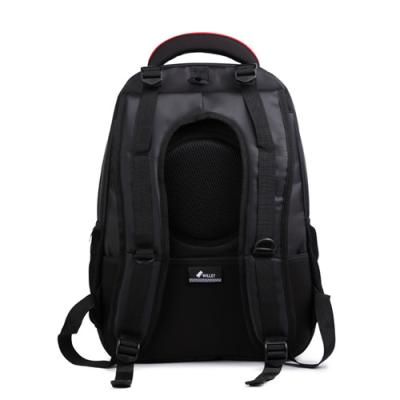 China Foamed Padded Compartment Business Laptop Backpack Multi Front Zipper Pockets for sale