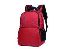 China Multifunctional Urban Business Laptop Backpack Red Color For 16 Inch Laptop for sale