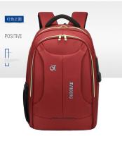 China Multi Front Zipper Pockets Metal Zipper Backpack With Good Hand Feeling for sale