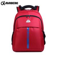 China Red Business Backpack Women Use , Lightweight Stylish Laptop Backpack for sale