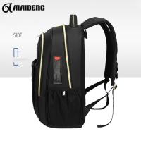 China Design Black Large Zipper Backpack , Unisex Use Multi Zipper Backpack for sale