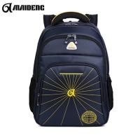 China Foamed Padded Compartment Business Laptop Backpack Multi Front Zipper Pockets for sale