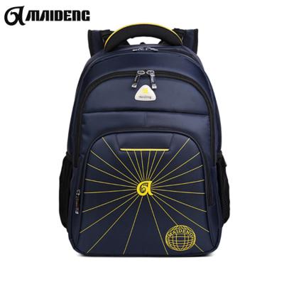 China Foamed Padded Compartment Business Laptop Backpack Multi Front Zipper Pockets for sale