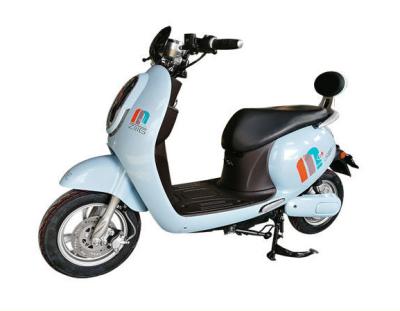 China Cute Rear Backrest Electric Moped Scooter For Adults With LED Headlight for sale