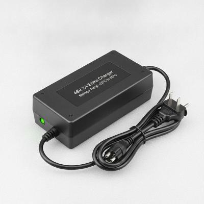 China 48V 2A Ebike Battery Charger with 1.2 Meters Cablelength and Storage Temperature -20°C to 60°C for sale