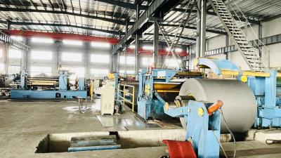 China 0.2mm Galvanized Steel Sheet Metal Coil Cutting Machine AC 22KW for sale