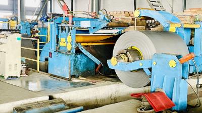 China 50Hz Automatic Steel Sheet Slitting Machine With Stably Speed for sale