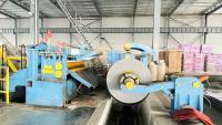 China Hydraulic Steel Coil Slitting Machine , 0.2-0.8mm Metal Coil Slitter for sale
