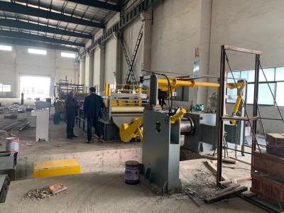 China ST37 ST52 Steel Coil Slitting Machine With Five Roller Pinch And Leveler for sale