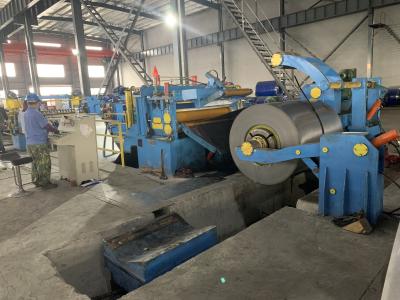 China 1500mm Steel Strip Slitting Machine , High Speed Precision Slitting Line for sale