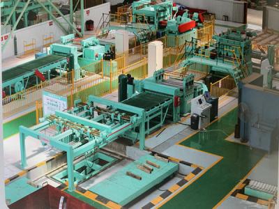 China 3x1600mm Sheet Cut To Length Line Stably Speed Edge No Burr for sale