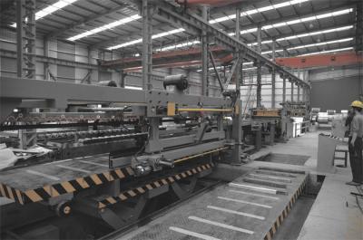 China ISO Steel Cut To Length Line With Hydraulic Pressing Guiding System for sale