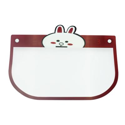 China Children kid anti fog face shieldmask transparent colors plastic clear bubble faceshield for sale