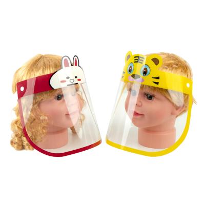 China Custom Colorful Fog Face Shield Children Faceshield CE Disposable Kid Face Shield for sale