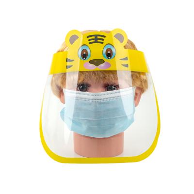 China PET glasses clear Fog Face Shield ANDX Medical cartoon design face shields for kids for sale