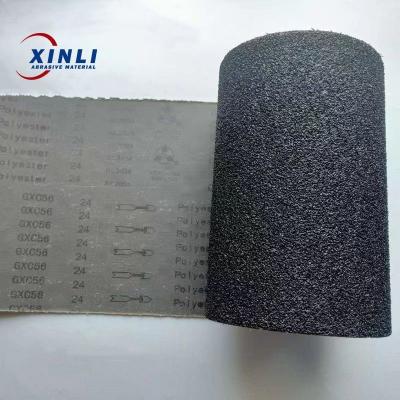 China Customized Aluminum Oxide Sandpaper Roll 120 Grit 50-100m Length for Metal Wood Polishing and Surface Preparation for sale