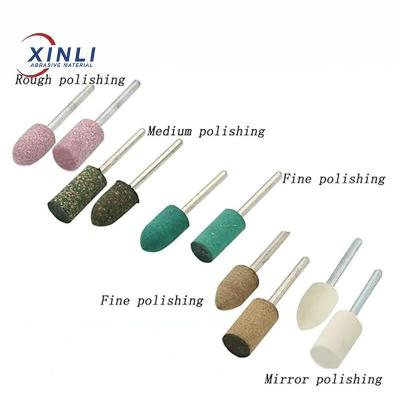 China Aluminum Oxide Cylindrical Grinding Head Abrasive 20x20x20cm for Rust Removal and Metal Finishing for sale