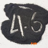 China Black Fused Alumina Sandblasting Wheel #46 - 9.0 Mohs Hardness for Industrial Rust Removal and Metal Polishing for sale