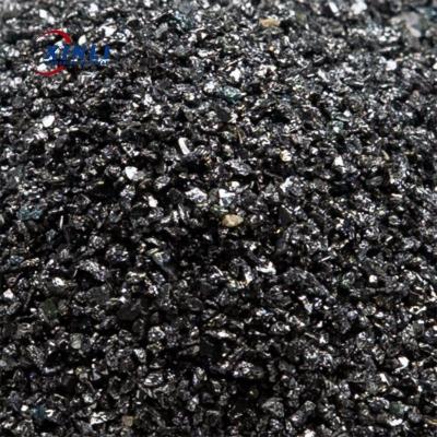 China 98% SiC Black Silicon Carbide Abrasive Powder 240-6000 Grit for Marble Stone Cutting 25kg Package for sale