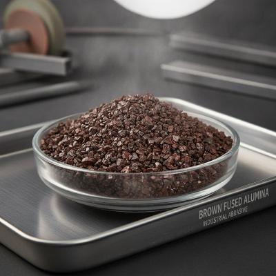 China Brown Fused Alumina Synthetic Abrasive with High Hardness and Heat Resistance for Industrial Sandblasting and Grinding for sale