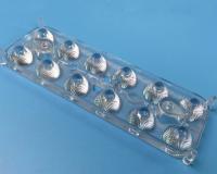 China Clear Injection Plastic Light Covers / Lamp Shade By Vacuum Forming for sale