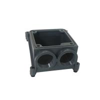 China Injection Plastic Electronic Plastic Enclosures Connection Box Case By Two Shot Injection Mould for sale