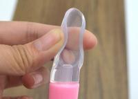 China 2 Color Silicone Injection Molding Reusable Baby Feed Spoon for sale