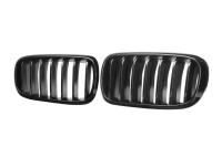 China Gloss Matt ABS Black Plastic Car Hood Front Kidney Grill for sale