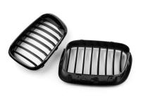 China Gloss Matt ABS Black Plastic Car Hood Front Kidney Grill for sale