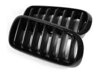 China Gloss Matt ABS Black Plastic Car Hood Front Kidney Grill for sale