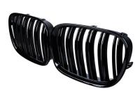 China Gloss Matt ABS Black Plastic Car Hood Front Kidney Grill for sale