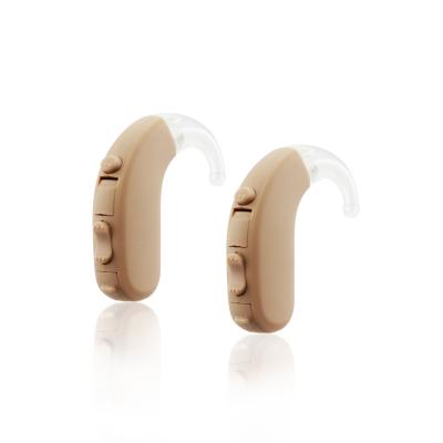 China Retone BTE Hearing Aids For Severe Hearing Loss Beige Rechargeable Ultra Ear BTE Hearing Enhancer for sale
