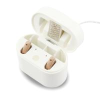 China White Beige BTE Rechargeable Hearing Aid Retone Personal Amplifier For Hearing Impaired for sale