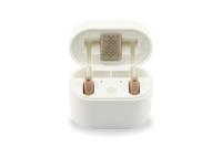 China Silver Open Fit Behind The Ear Hearing Aids 25H Personal Sound Amplifiers For Adults With Hearing Loss for sale