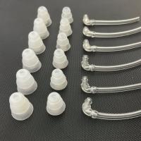 China 3 Caps Transparent Soft Hearing Aid Molds Earmolds Retone for sale