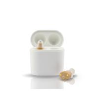 China Deafness White Hearing Aids 100% Rechargeable Micro Bionic Sound Amplifier for sale