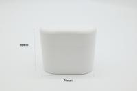 China BTE Mini Rechargeable Hearing Aids Dual Microphone Beige White for sale