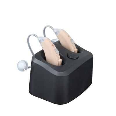 China 100% Rechargable Blue Hearing Aids FDA Personal Sound Amplifiers For Adults With Hearing Loss for sale