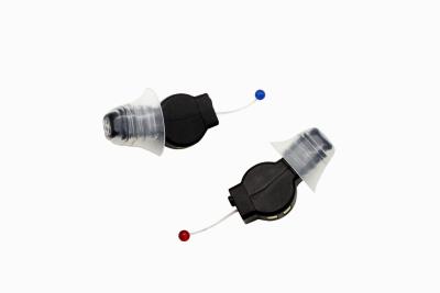 China Black Invisible CIC Hearing Aids 20H Smallest In The Canal for sale
