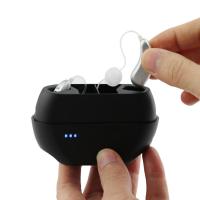 China FDA Rechargeable Bluetooth Hearing Aids Silver Sound Amplifier For Elderly for sale