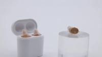 China White Rechargeable CIC Hearing Aids for sale